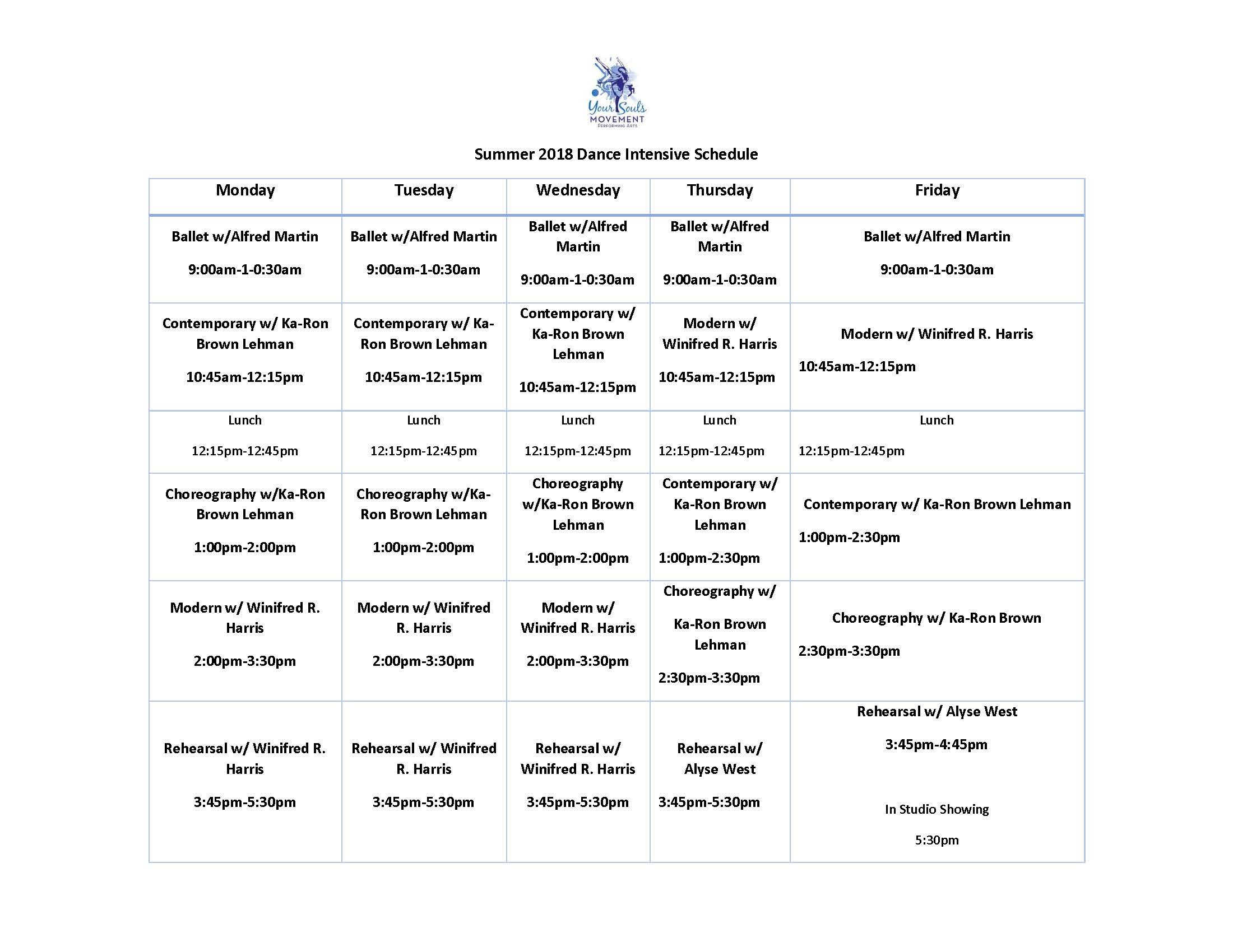 Dance Intensive 2018 Schedule_Page_1 - Your Soul's Movement